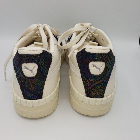 Puma | Shoes | Puma Cali Sport Animal Snakeskin White Sneaker New ...